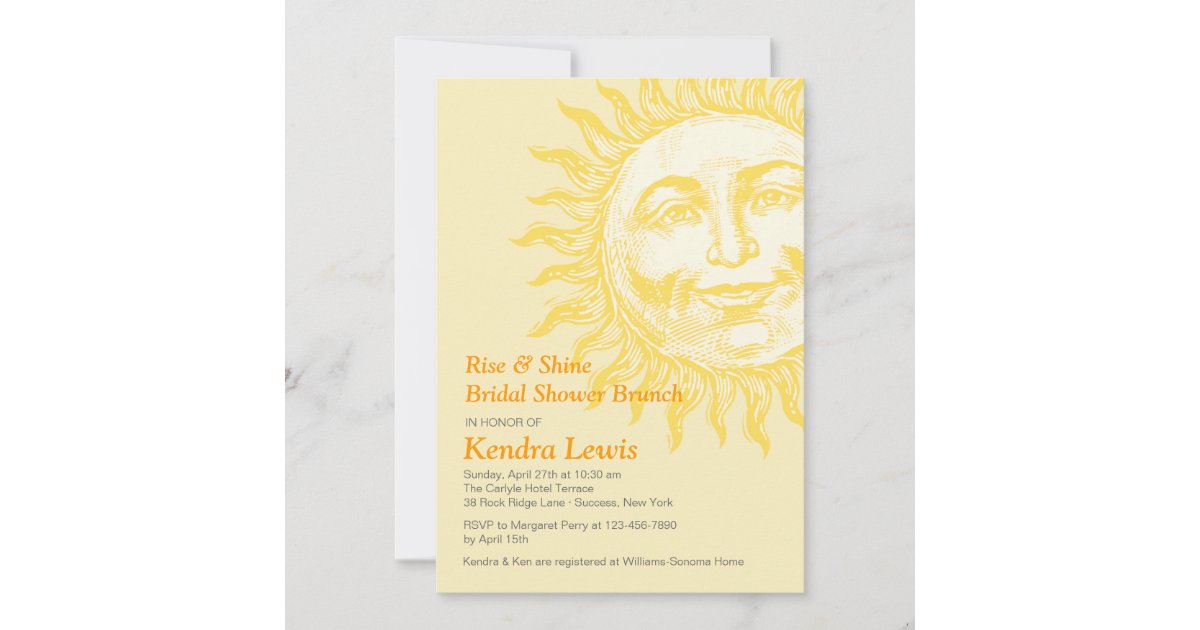 Sunny Invitation | Zazzle