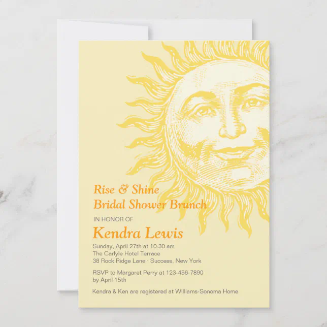 Sunny Invitation | Zazzle