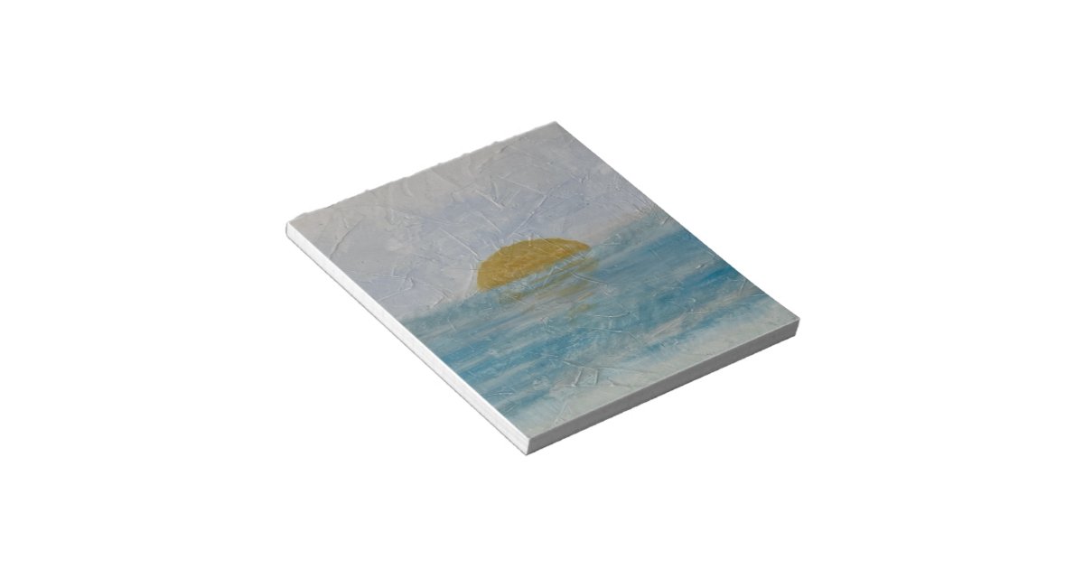 Sunny Ocean Watercolor Notepad | Zazzle