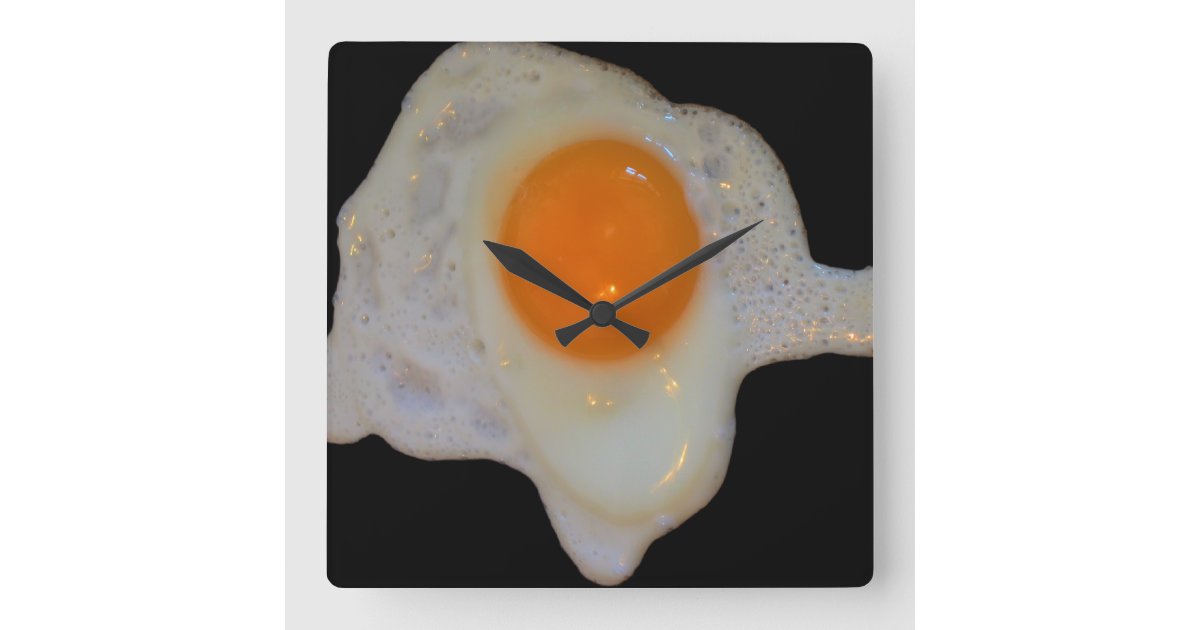 fried egg clock