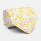 Sunny Sunflower Pattern Neck Tie | Zazzle