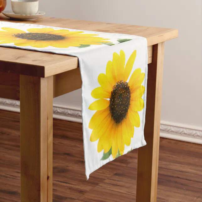 Sunny Sunflower Table Runner | Zazzle
