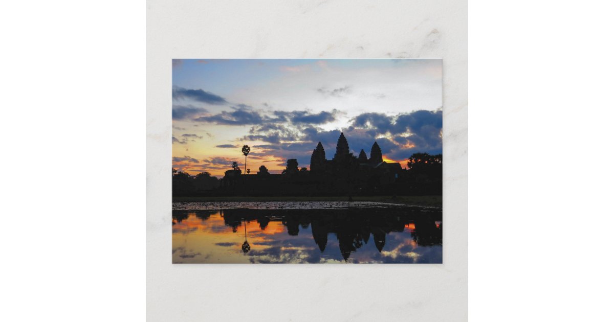 Sunrise at Angkor Wat, Cambodia - Postcard | Zazzle