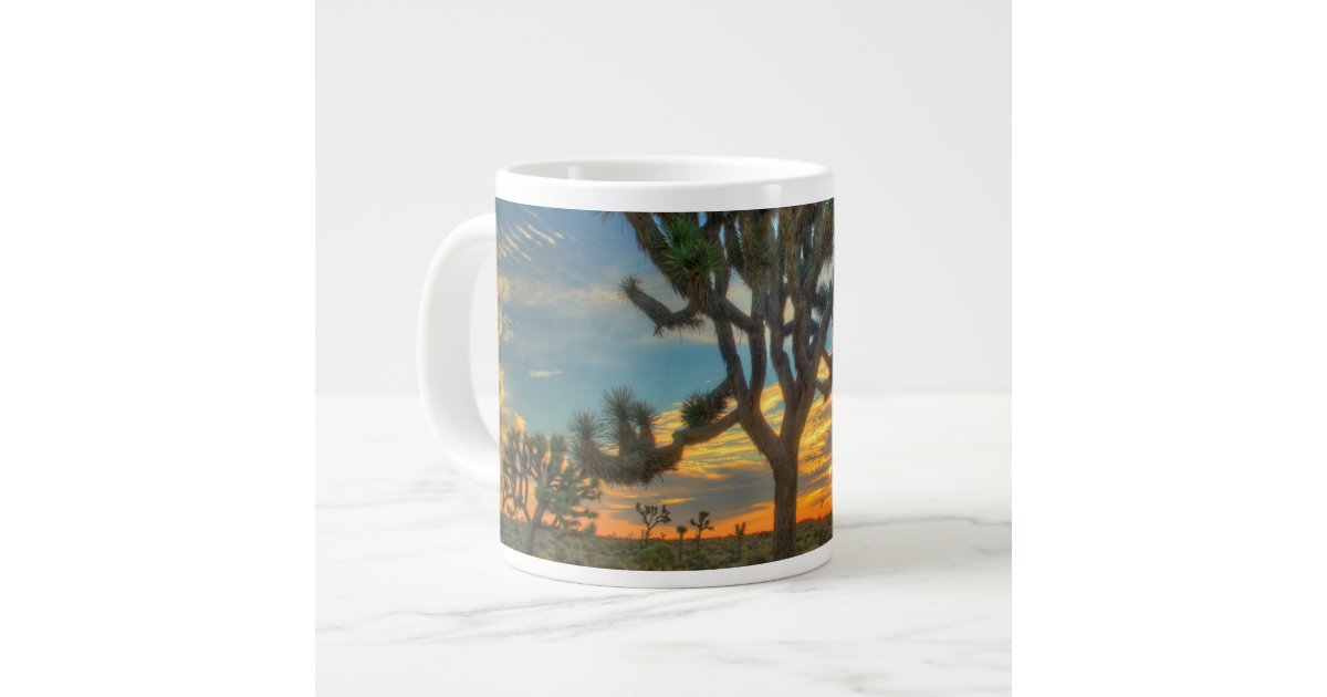 Sunrise At Joshua Tree National Park Giant Coffee Mug | Zazzle