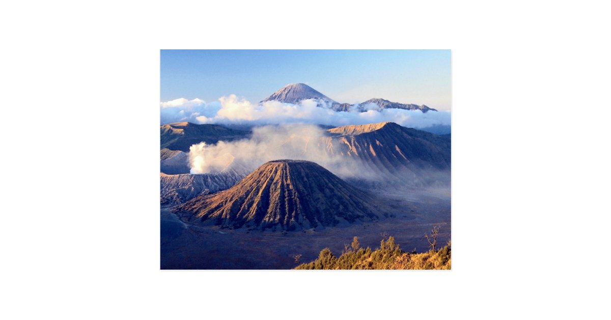 Sunrise at Mount Bromo, Java, Indonesia Postcard | Zazzle.com