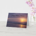 Sunrise Birthday on the Beach Card | Zazzle