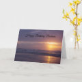 Sunrise Birthday on the Beach Card | Zazzle