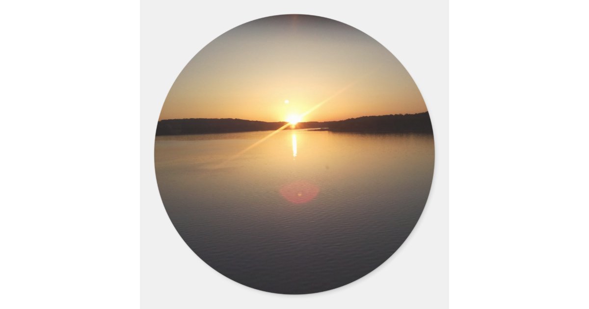 Sunrise Classic Round Sticker | Zazzle