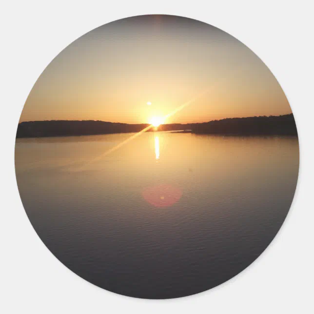 Sunrise Classic Round Sticker | Zazzle