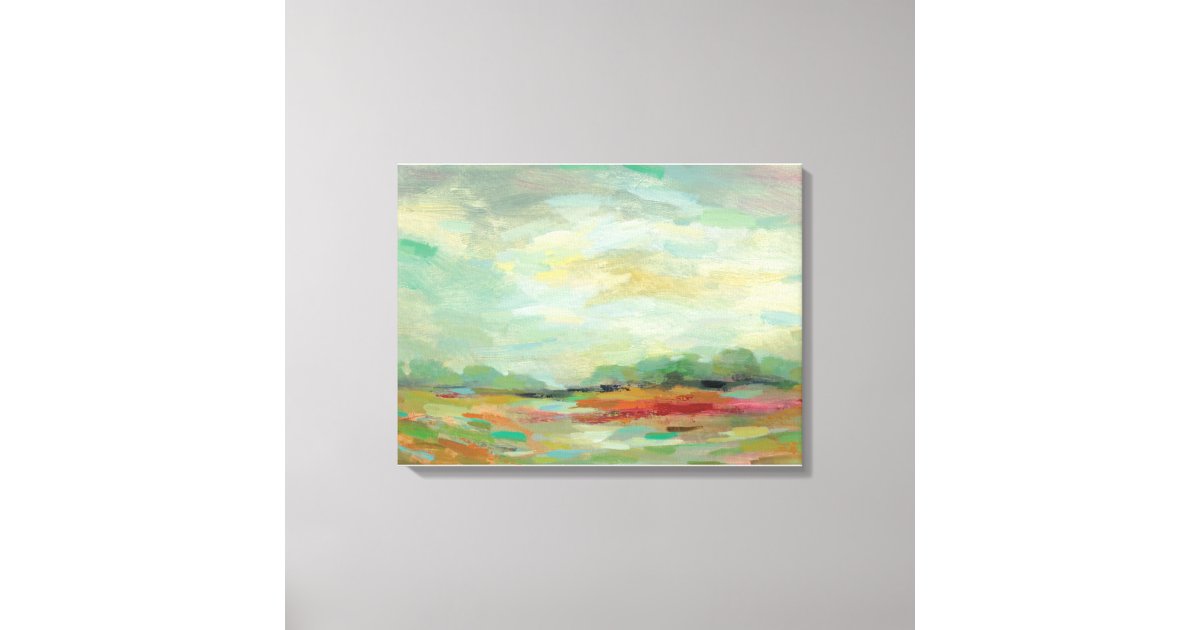 Sunrise Field Abstract Print | Silvia Vassileva | Zazzle
