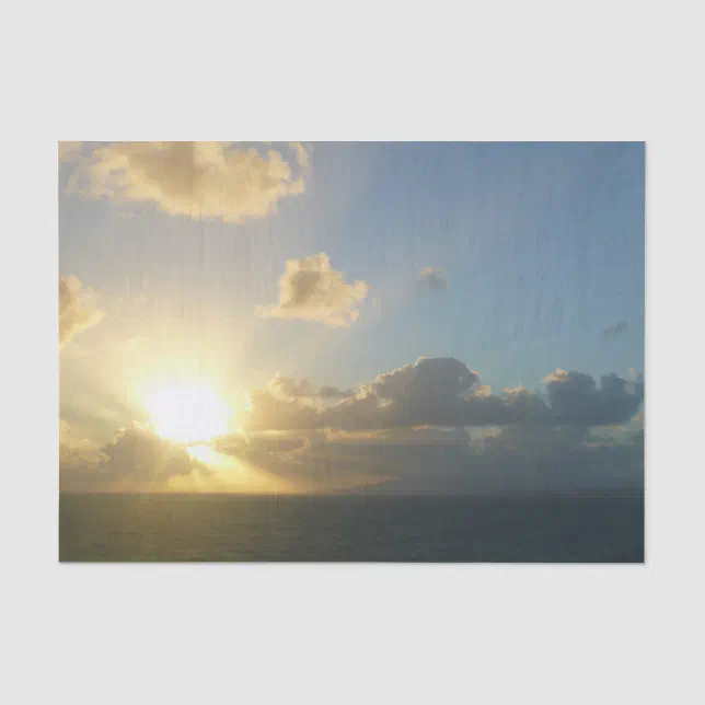 Sunrise over San Juan II Puerto Rico Tissue Paper | Zazzle