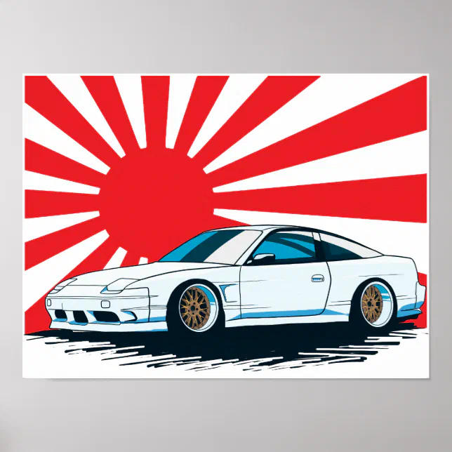 Sunrise S13 Vector Poster | Zazzle