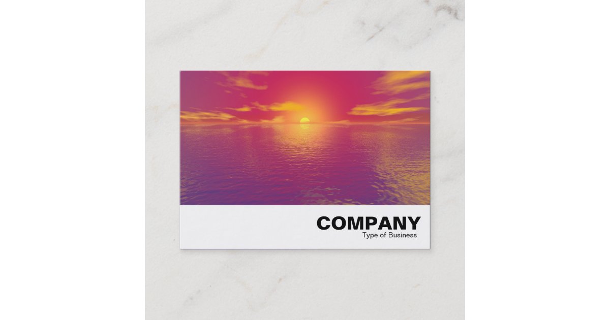 Sunrise Sunset Business Card | Zazzle