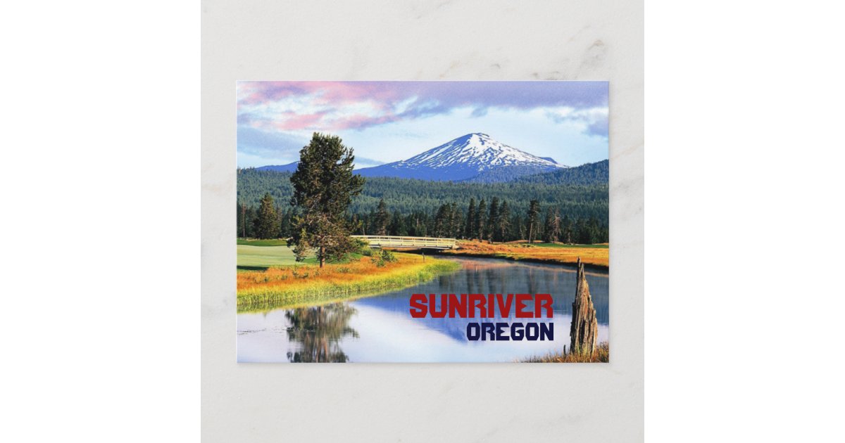 Sunriver Oregon Postcard | Zazzle