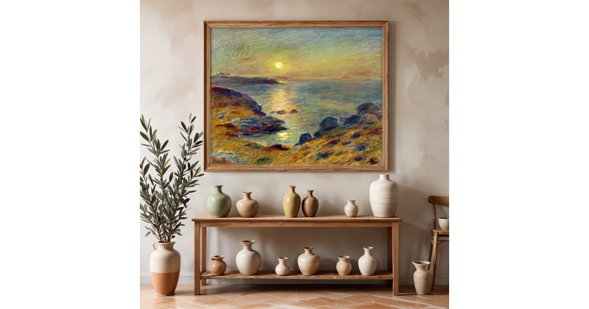 Sunset at Douarnenez Poster | Zazzle
