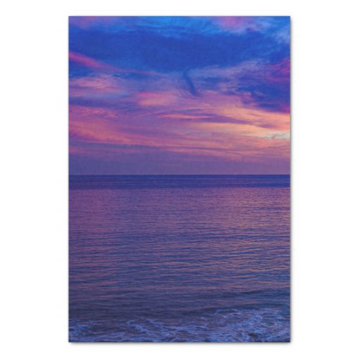 sunset at the beach 2 tissue paper | Zazzle