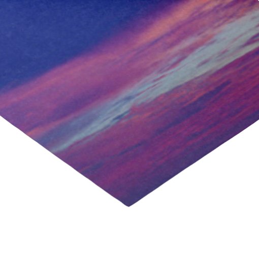 sunset at the beach 3 tissue paper | Zazzle