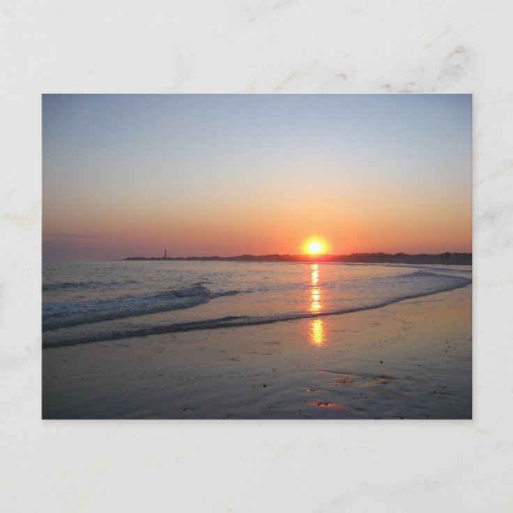 Sunset * Beach Postcard | Zazzle