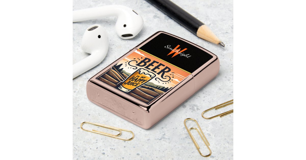 Sunset Beer in the Country Zippo Lighter | Zazzle