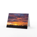 Sunset Blank Inside Greeting Card | Zazzle