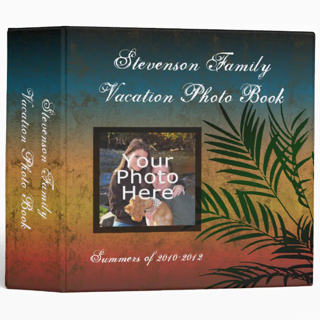 Sunset Branches Photo Book Binder | Zazzle