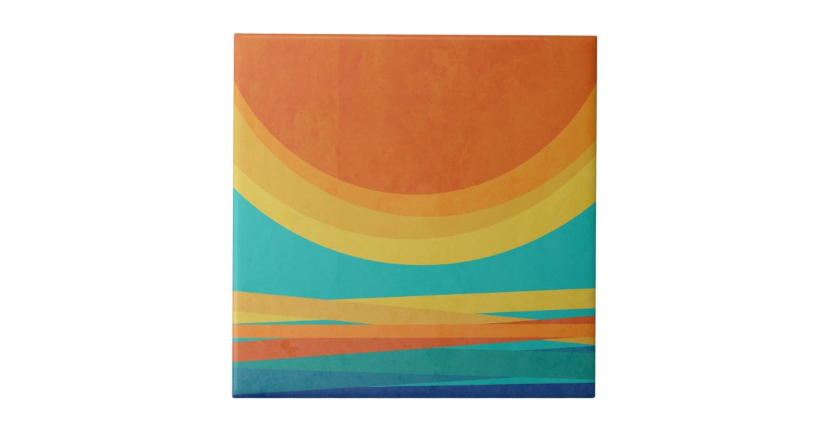 Sunset Ceramic Tile | Zazzle
