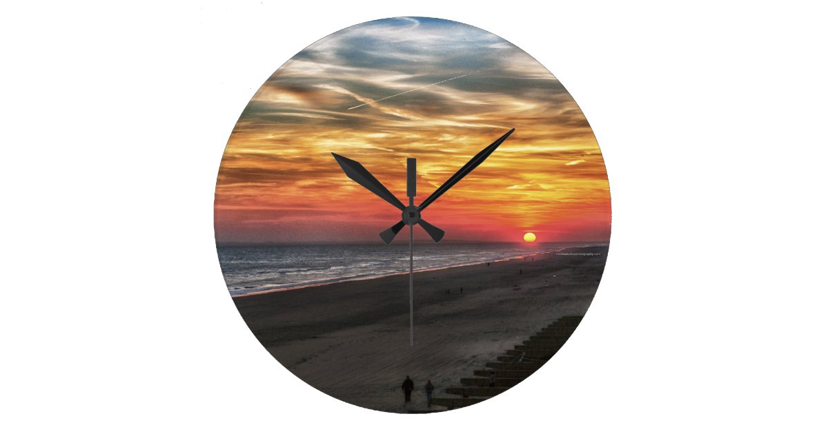 Sunset Clock | Zazzle.com