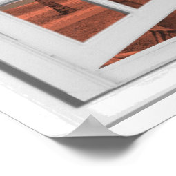 Sunset Coast Beach Ocean Fake Window View Poster | Zazzle