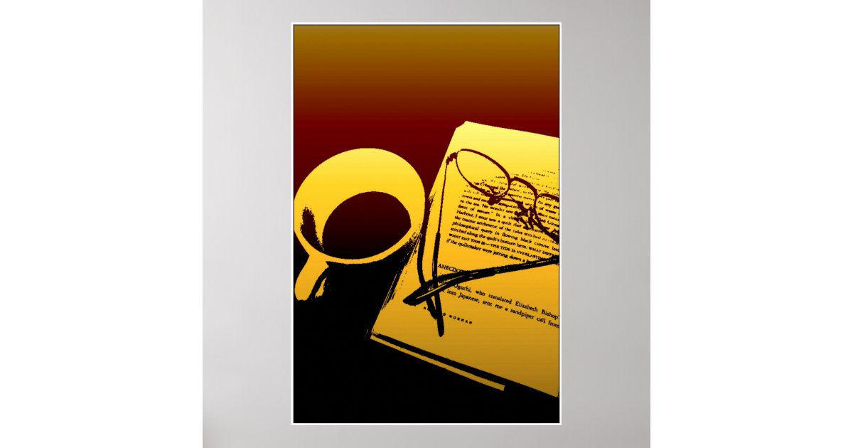 Sunset Coffee Poster | Zazzle