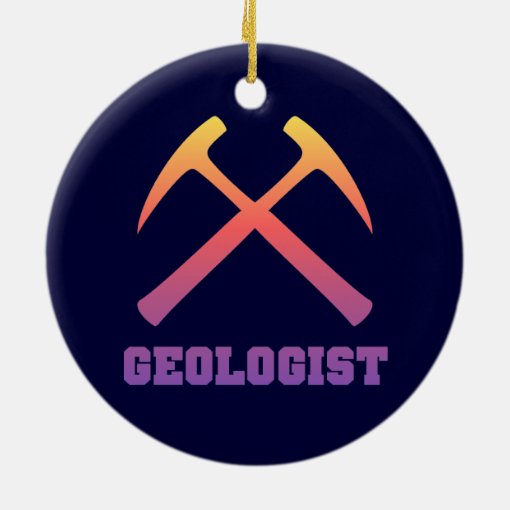 Sunset Geologist Ornament | Zazzle