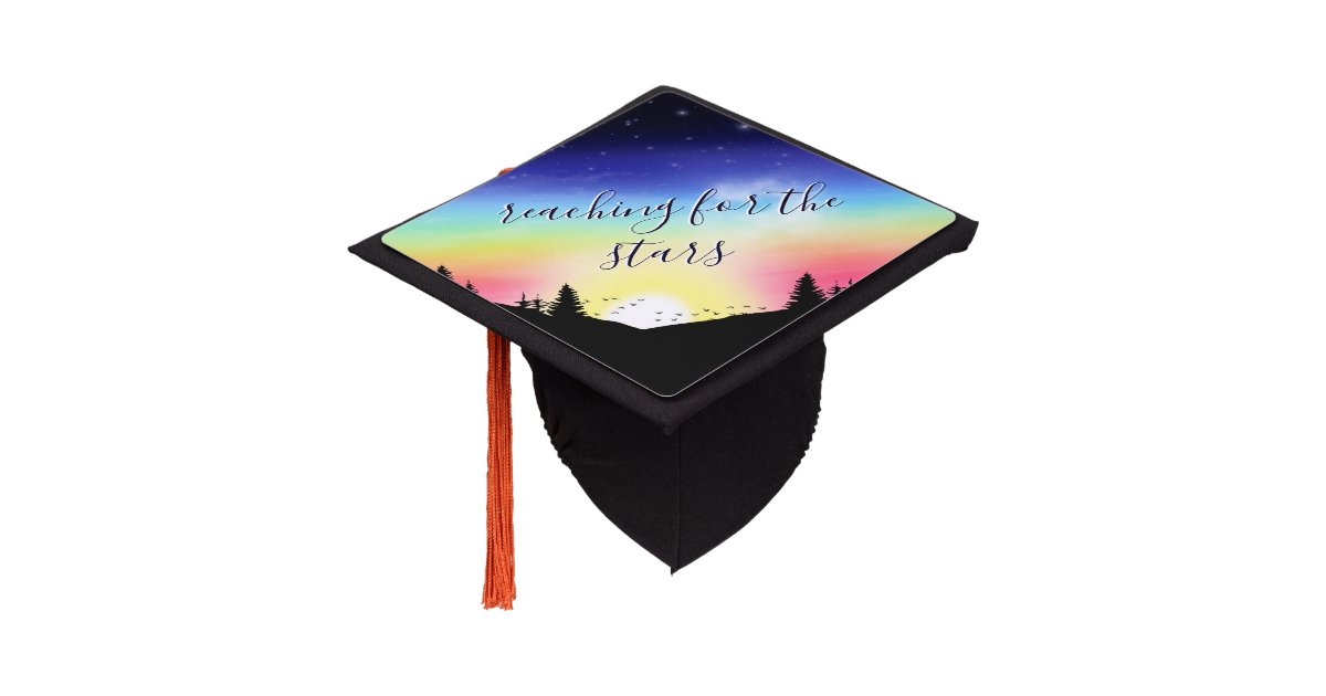 Sunset Graduation Cap Topper | Zazzle Sunset Graduation Cap Topper | Zazzle
