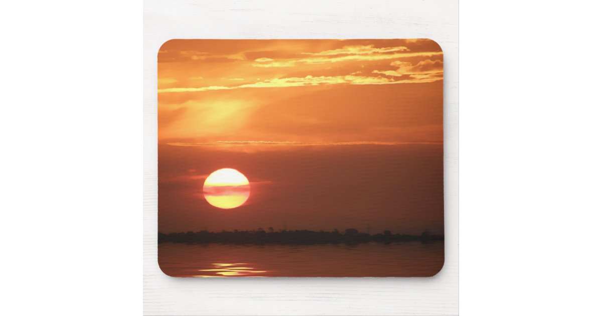 Sunset Horizon Mousepad | Zazzle