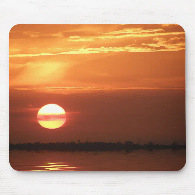 Sunset Horizon Mousepad | Zazzle