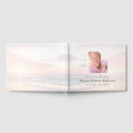 Sunset In Loving Memory | Funeral Condolence Guest Book | Zazzle