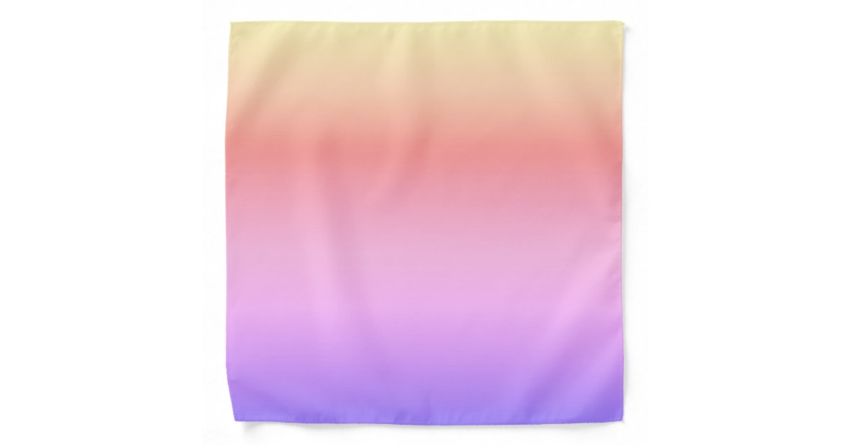 Sunset Ombre Gradient Bandana | Zazzle