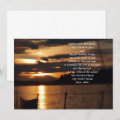 Sunset on on a Sail Boat Wedding Invitation | Zazzle