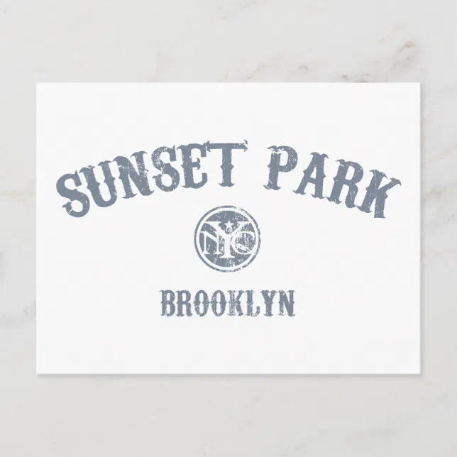Sunset Park Postcard | Zazzle