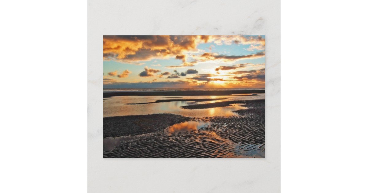 sunset postcard | Zazzle