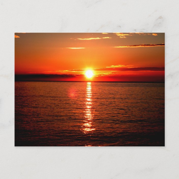 Sunset postcard | Zazzle.com