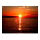 Sunset Postcard, Postage Stamp Art Collage Postcard | Zazzle.com
