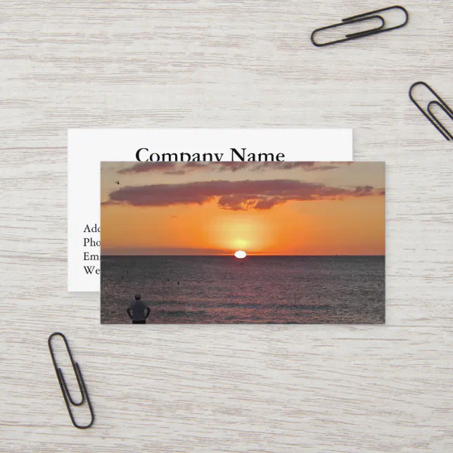 Sunset Retirement Business Cards #14 | Zazzle