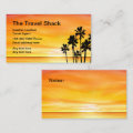Sunset Scenic Travel Agency Design Business Card | Zazzle