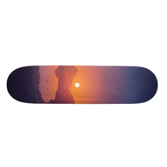 Sunset Skateboard | Zazzle.com