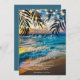 Sunset String Lights Beach Wedding Invitation | Zazzle