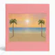 Sunset / Sunrise Beach Scene: Custom Binder | Zazzle