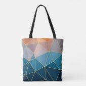 Sunset tote. Geometric pattern tote bag | Zazzle