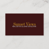 Sunset Views Business Card | Zazzle