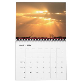 Sunset's,Landscapes,Big Boy, Calendar | Zazzle