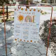 Sunshine and Rainbow 1st Birthday Milestone Board Poster | Zazzle