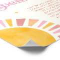 Sunshine Baby Shower Late Night Diapers Game Sign | Zazzle